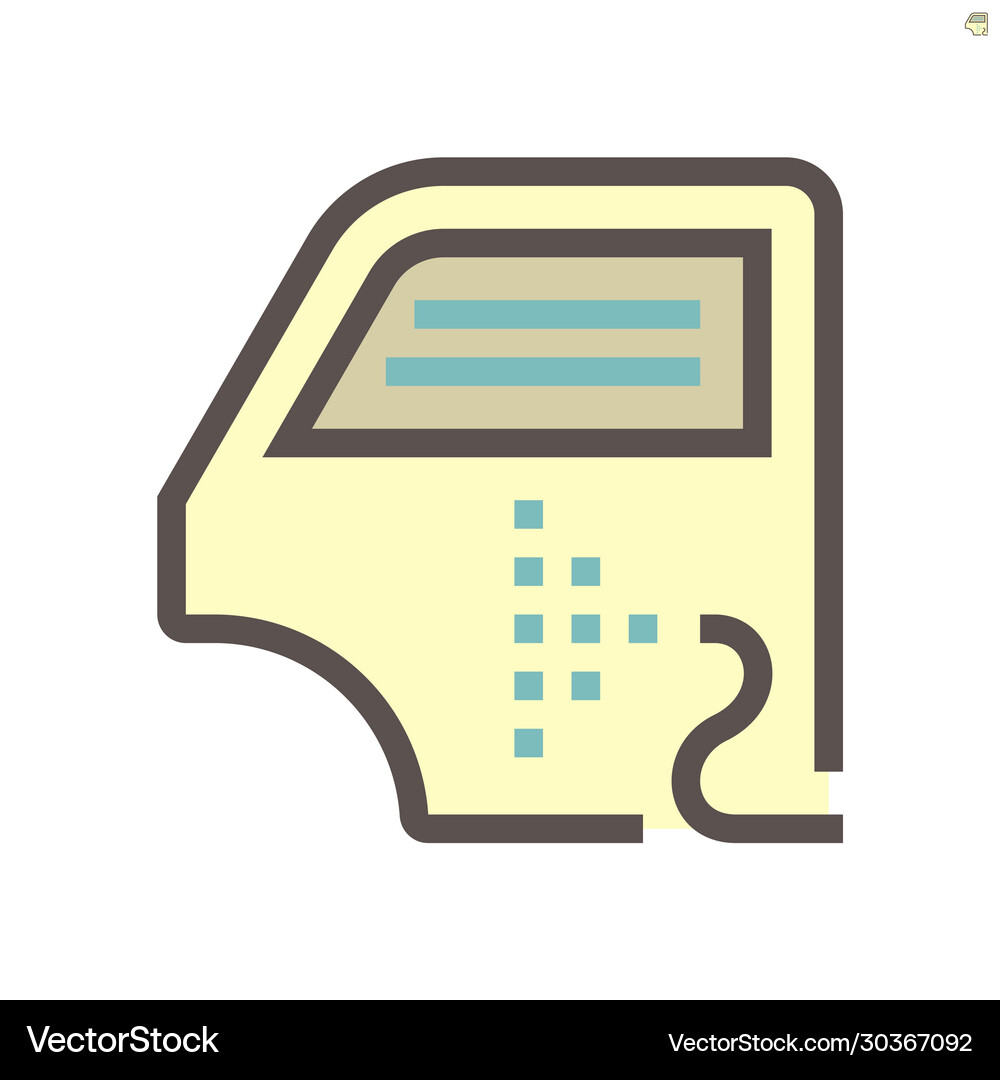 Car colour and coating reapair work icon design Vector Image