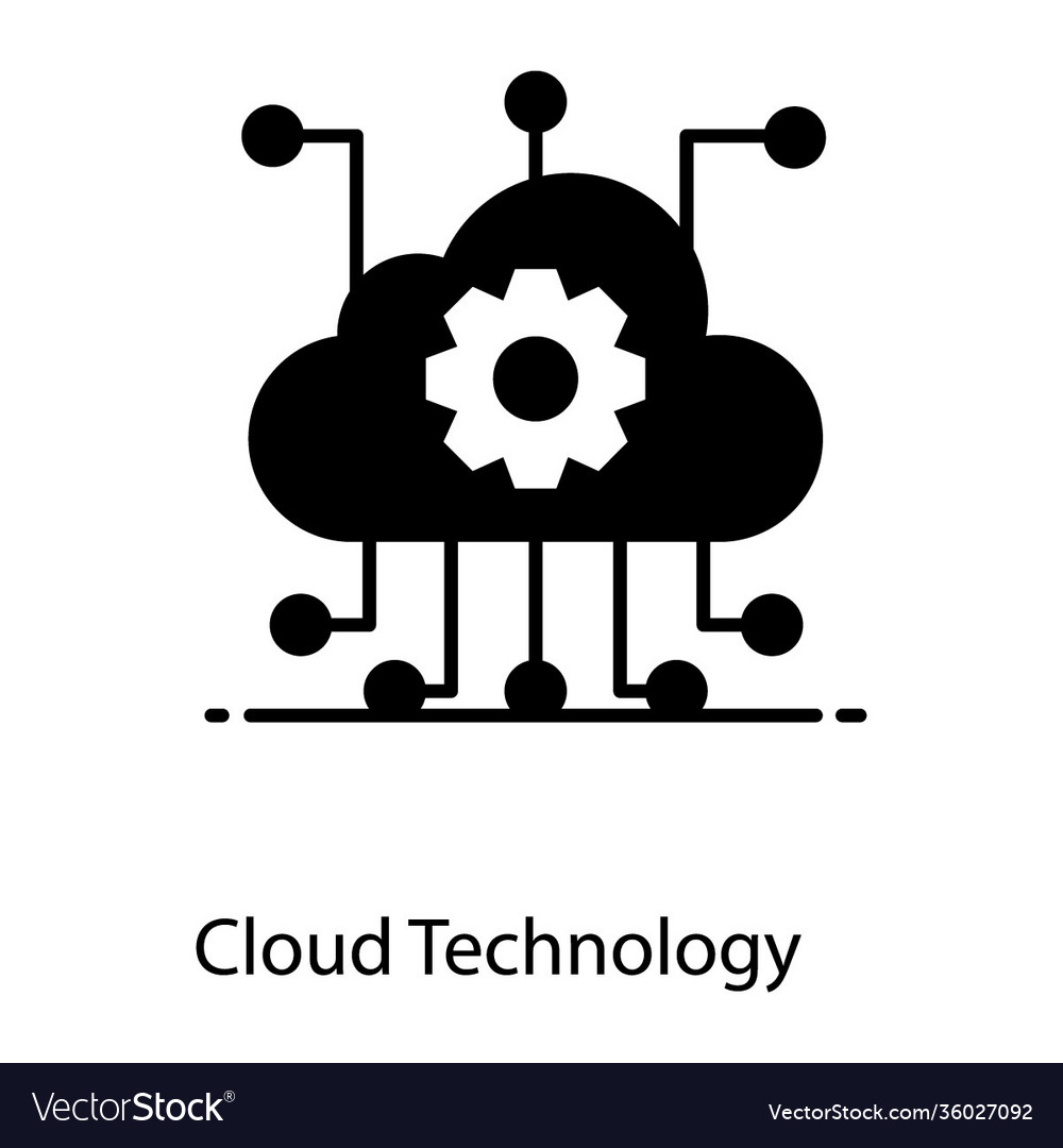 Cloud technology Royalty Free Vector Image - VectorStock