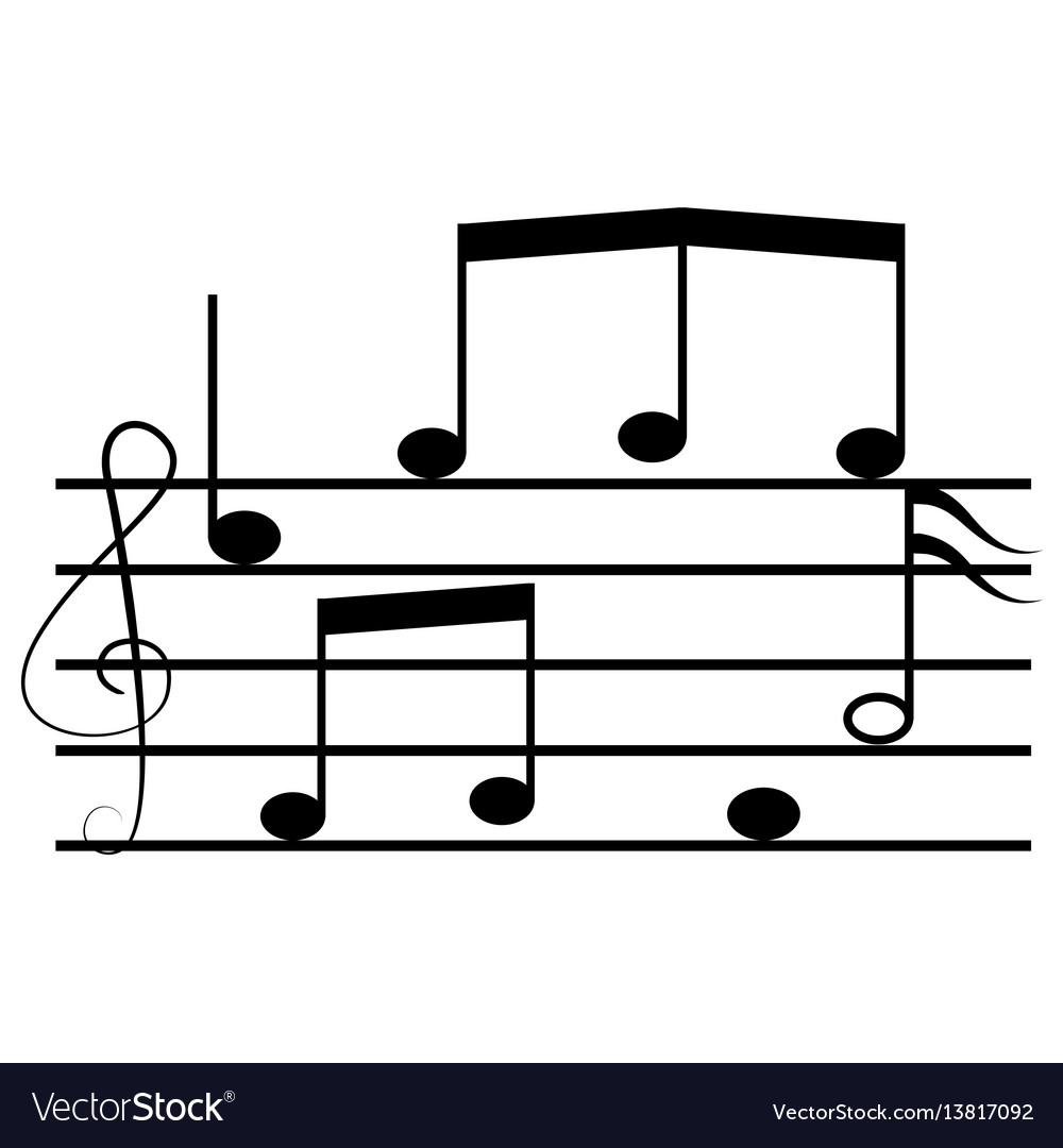 Music notes Royalty Free Vector Image - VectorStock