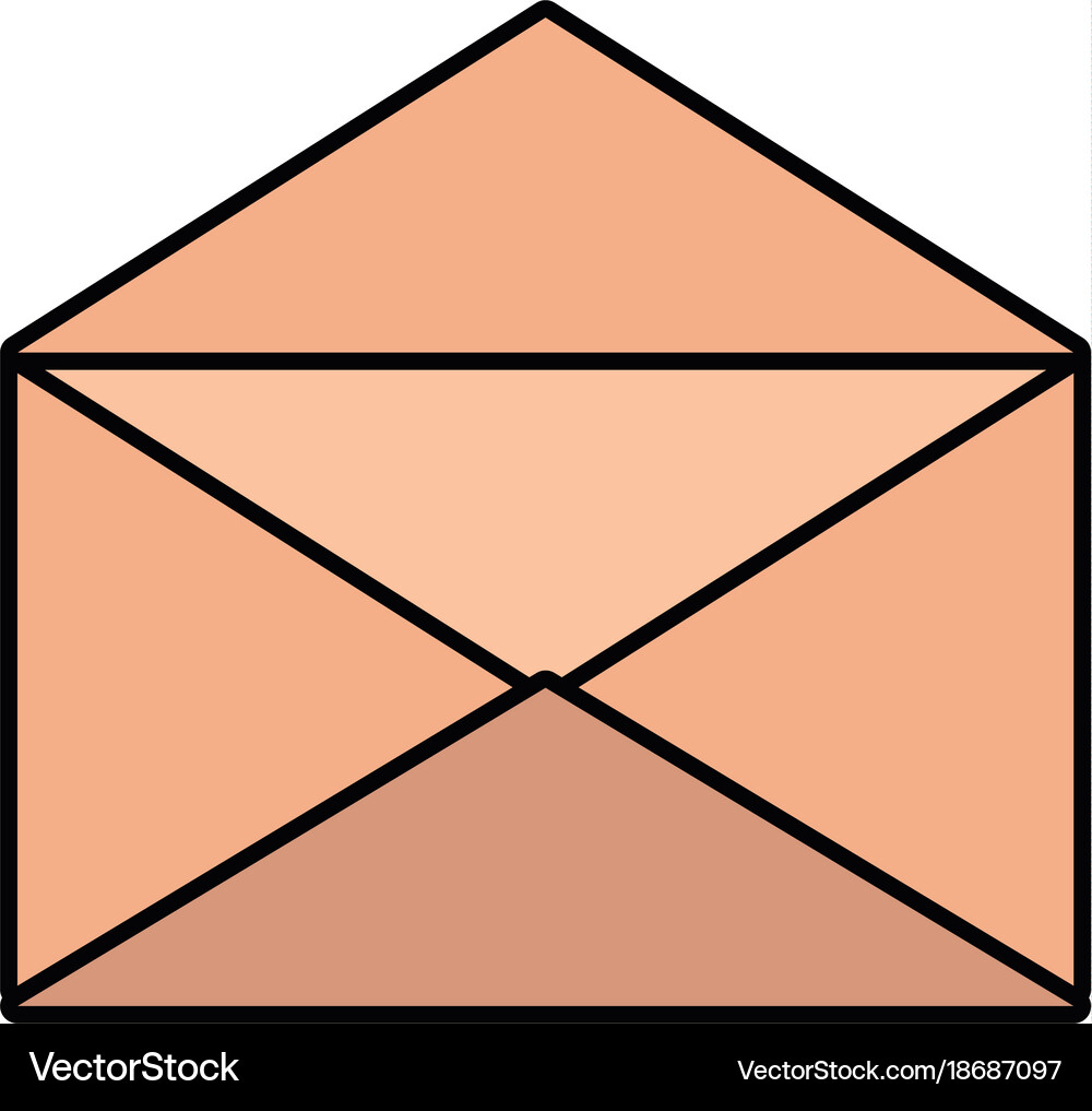 Opened envelope icon Royalty Free Vector Image