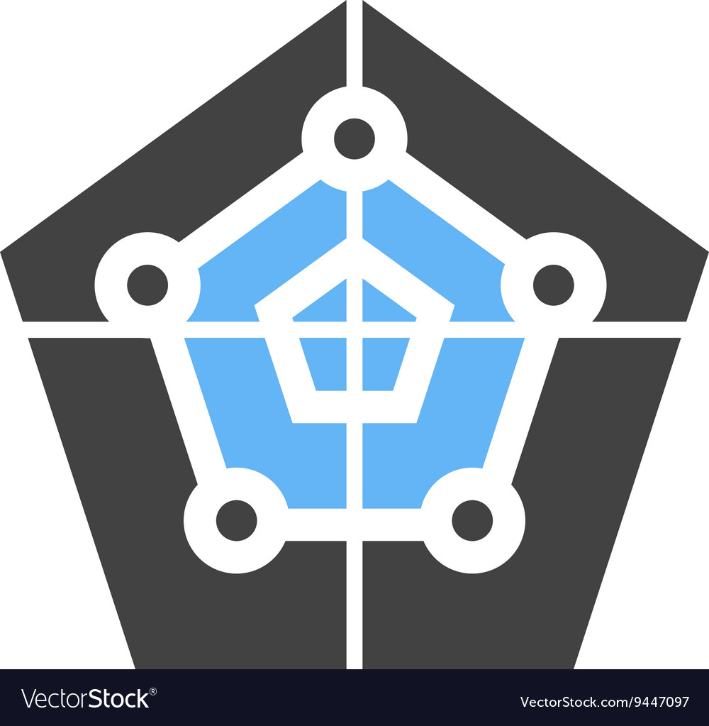 Radar chart Royalty Free Vector Image - VectorStock
