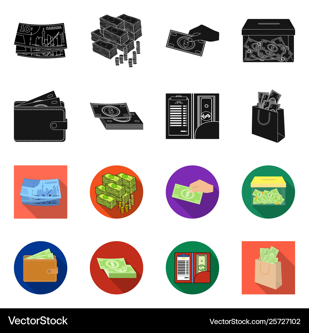 Cash and currency sign Royalty Free Vector Image