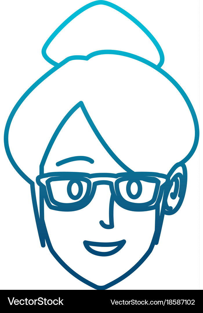 Woman face cartoon Royalty Free Vector Image - VectorStock