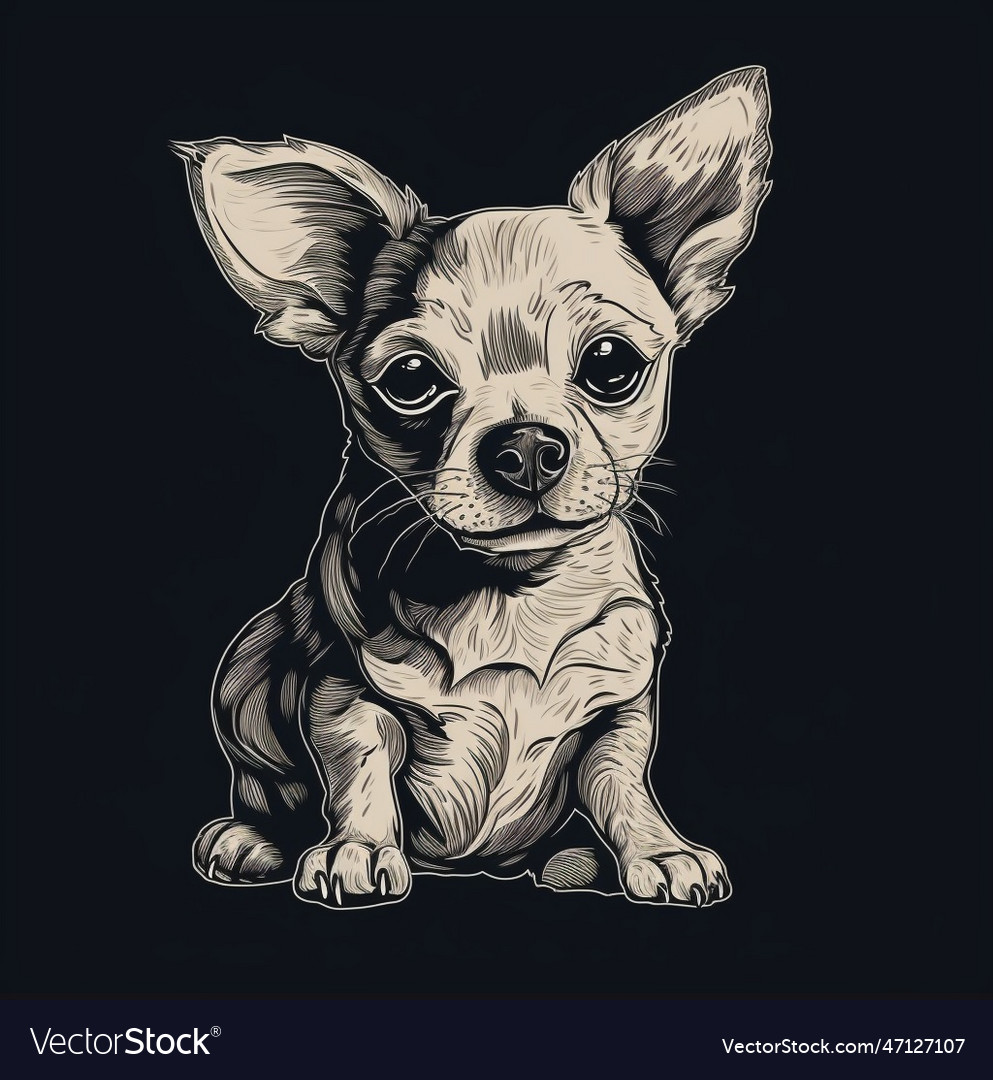 Cute puppy Royalty Free Vector Image - VectorStock