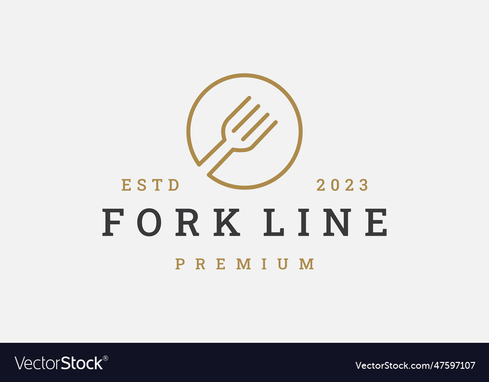 Fork Royalty Free Vector Image - VectorStock