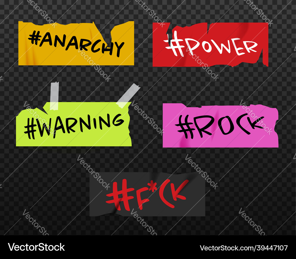 Grunge stickers collection the old template Vector Image