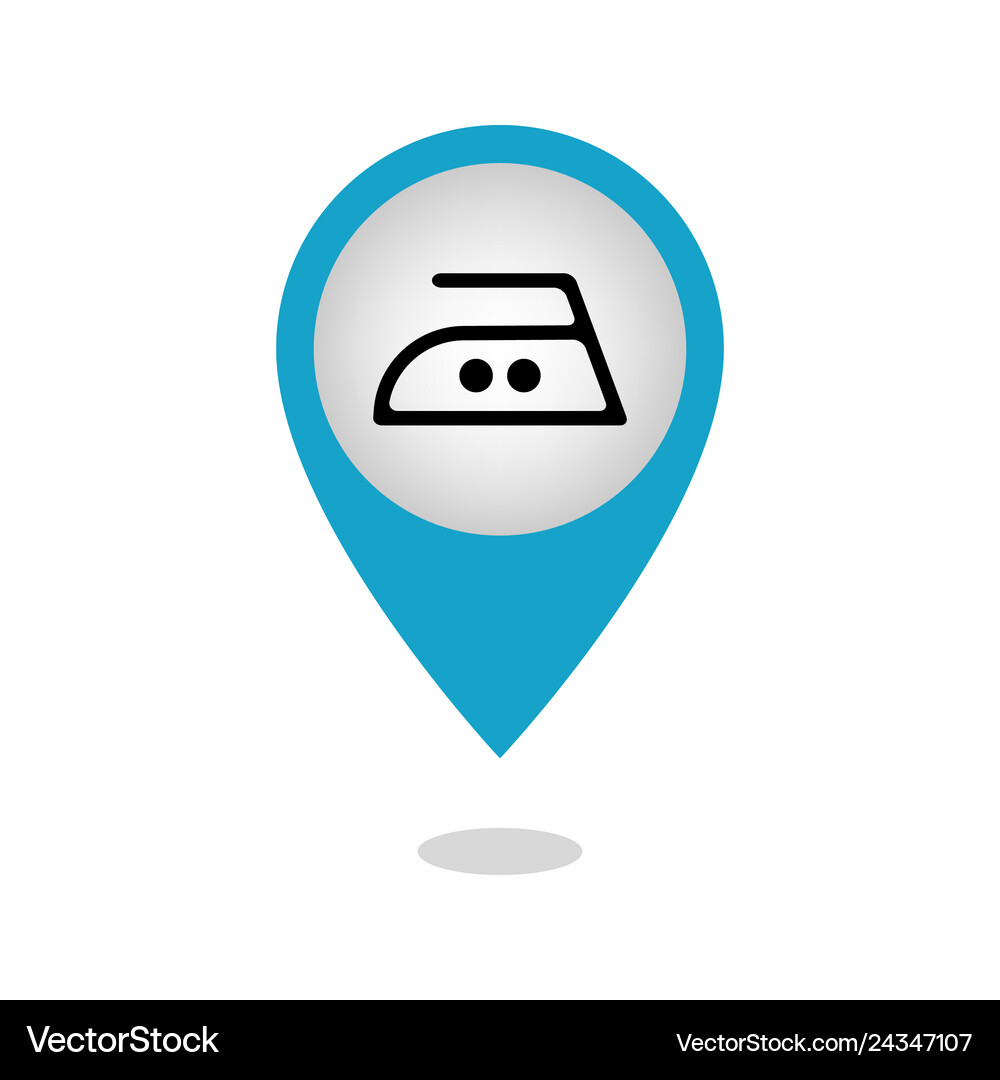 Laundry flat icon for dry cleaning signs Vector Image