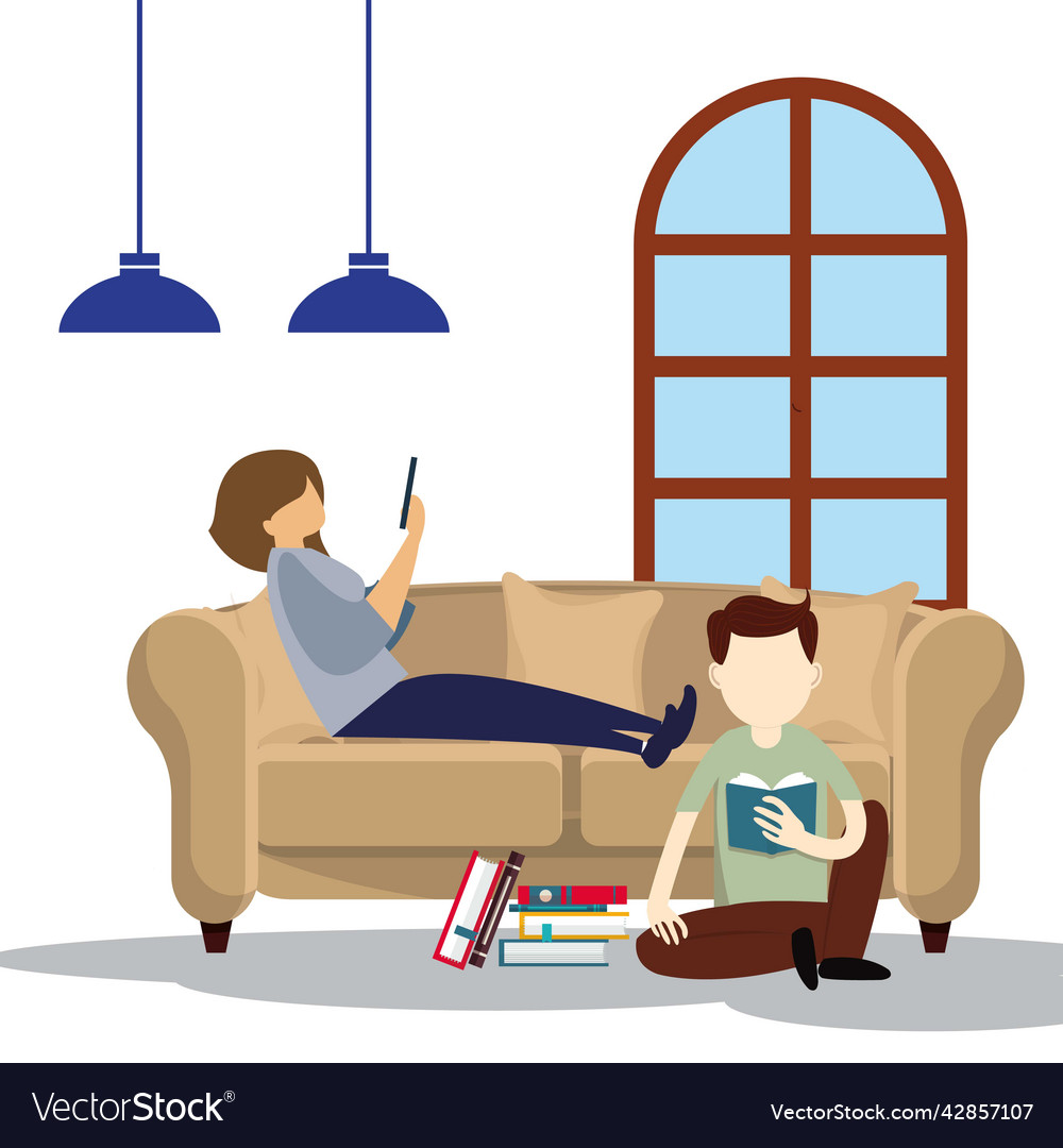 People working at home coworking space Royalty Free Vector People working at home coworking space Royalty Free Vector