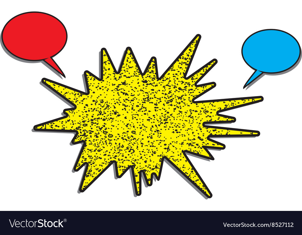 Comic burst Royalty Free Vector Image - VectorStock