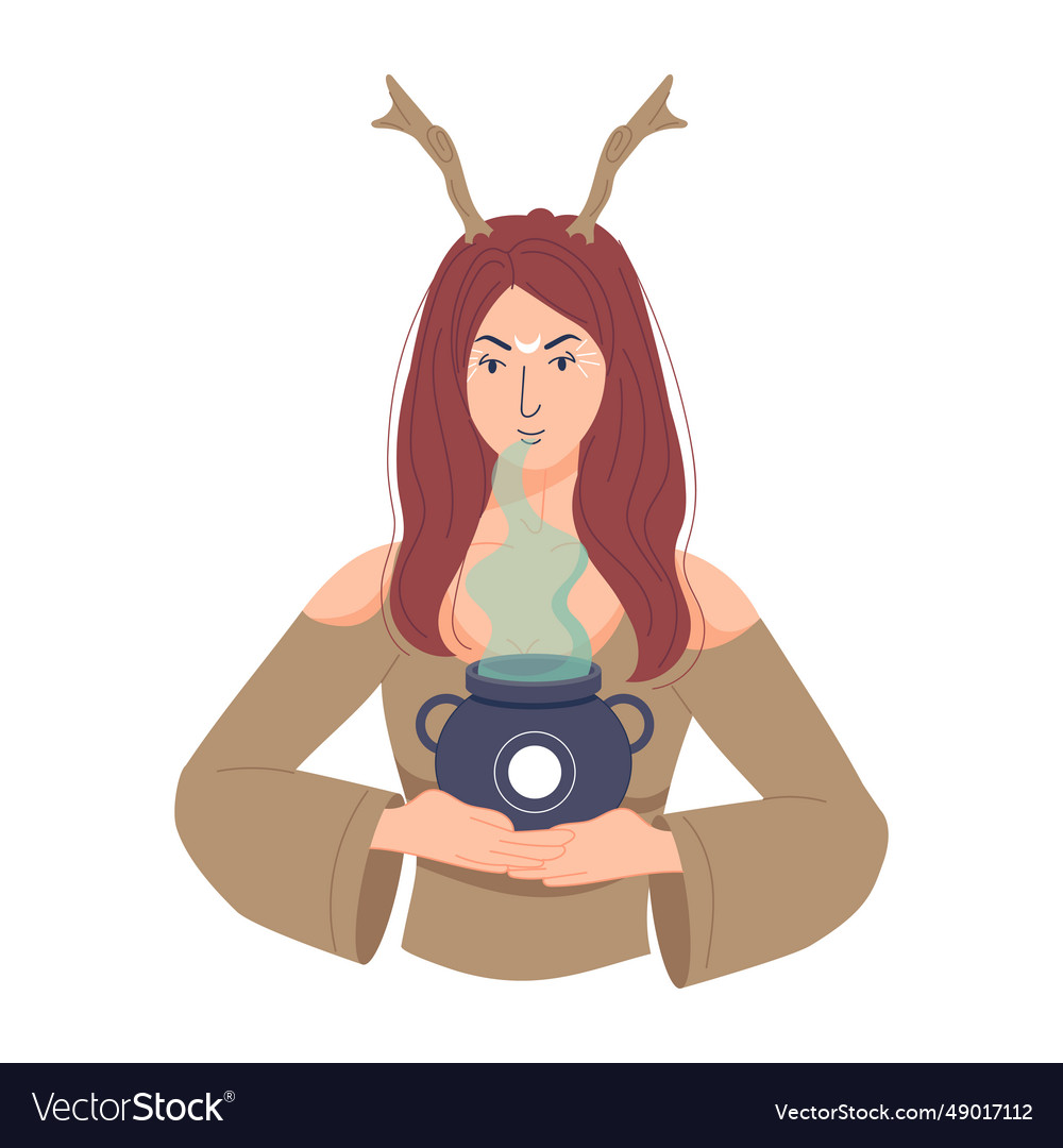 Forest Nymph Royalty Free Vector Image Vectorstock
