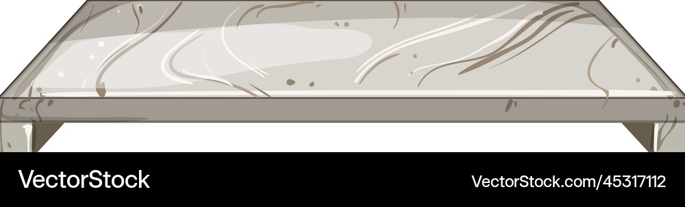 Natural marble tray cartoon Royalty Free Vector Image