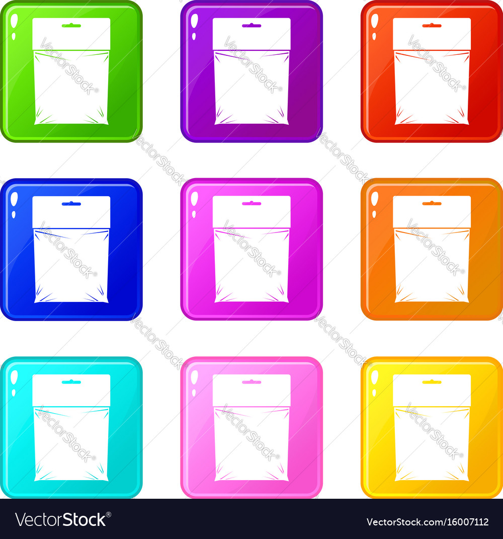 Package set 9 Royalty Free Vector Image - VectorStock