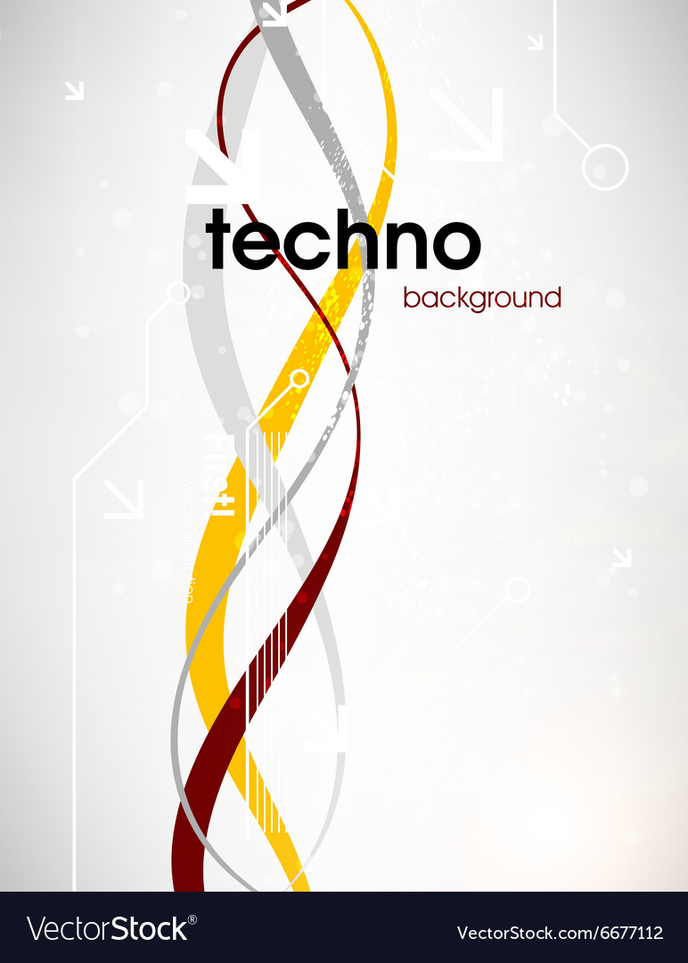 Silver techno background Royalty Free Vector Image