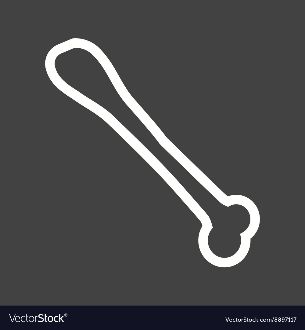 Human bone Royalty Free Vector Image - VectorStock