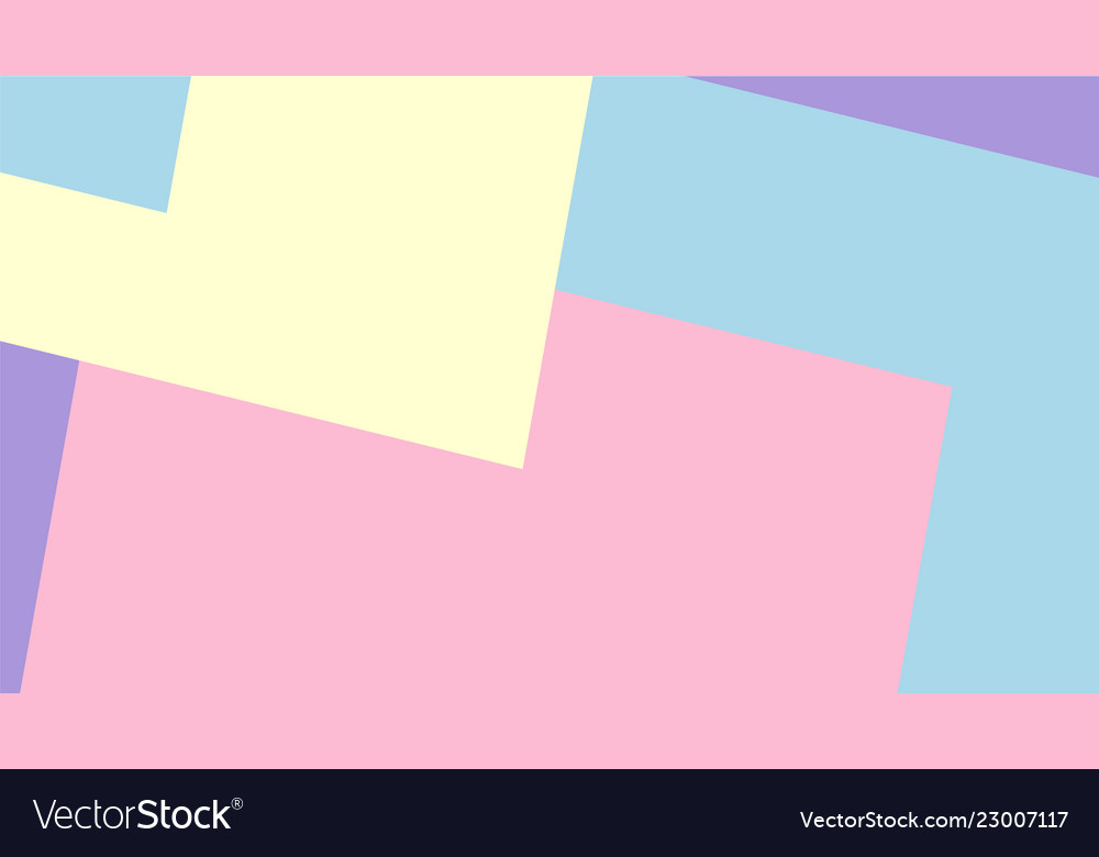Pattern with a colored box white background Vector Image