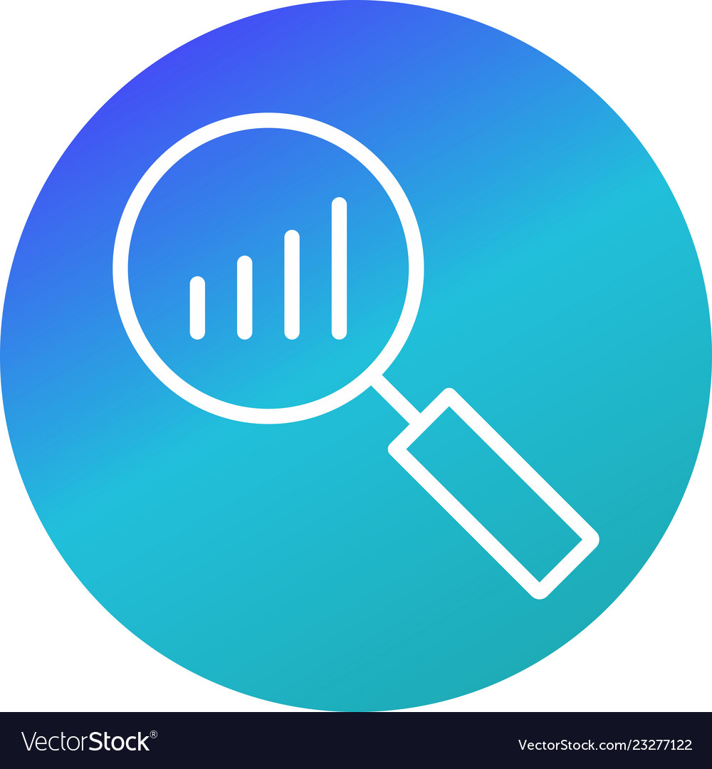 Analysis icon Royalty Free Vector Image - VectorStock