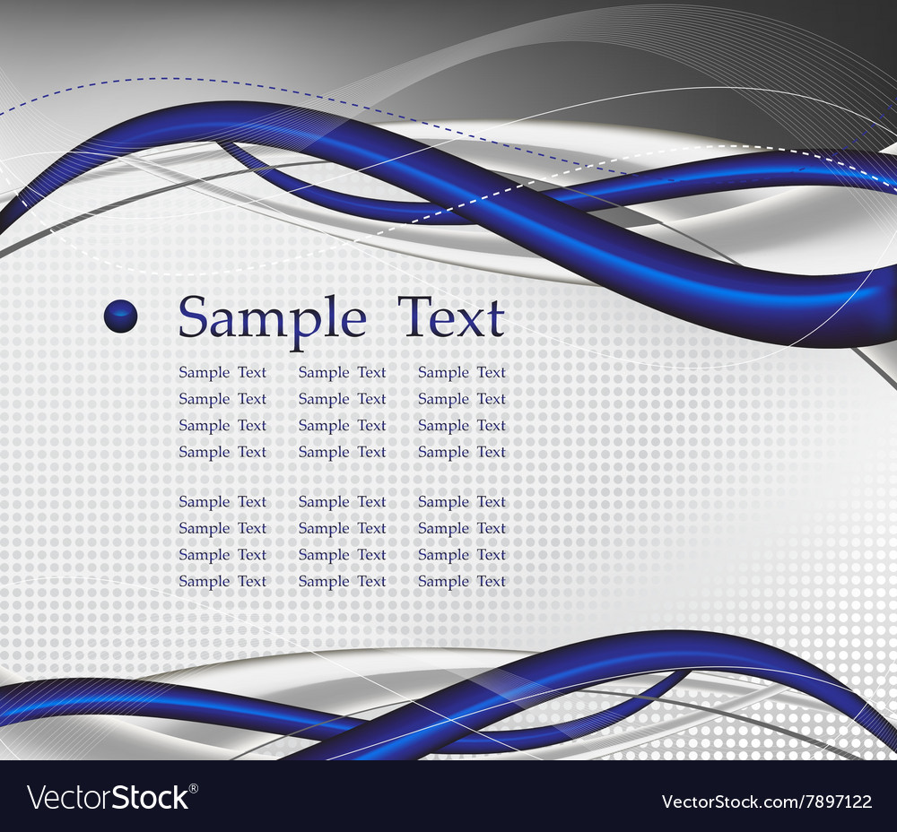 Blue tech abstract background Royalty Free Vector Image