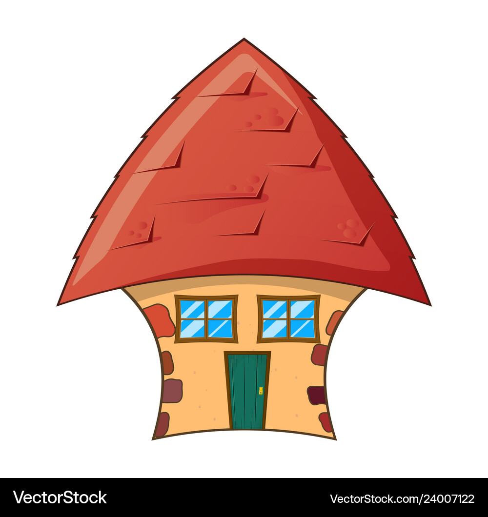 Cartoon house symbol icon design Royalty Free Vector Image