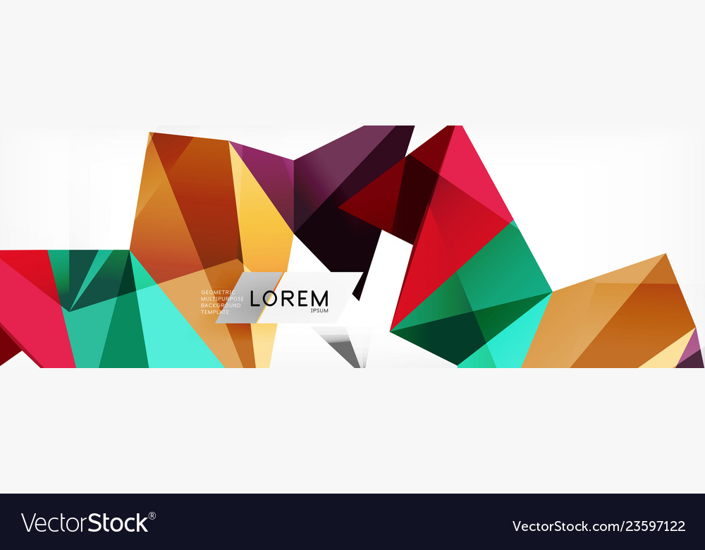 Science Background Abstract Triangle Pattern Vector Image