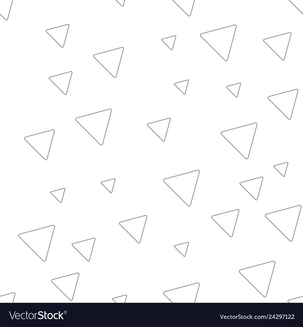 Seamless pattern with random triangles with solid Vector Image