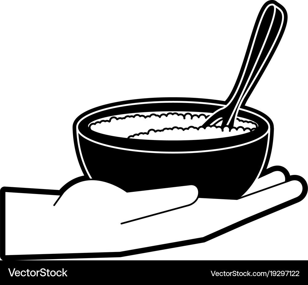 Spa sea salt in bowl Royalty Free Vector Image