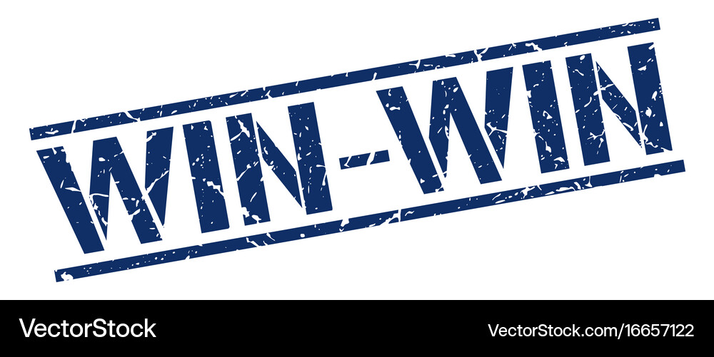 Win-win stamp Royalty Free Vector Image - VectorStock