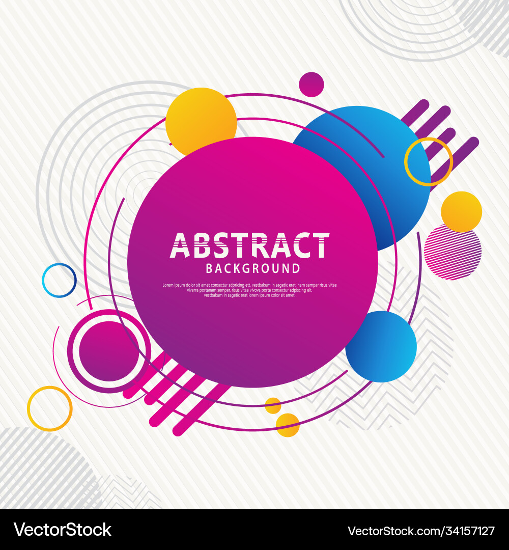 Dynamic and futuristic abstract geometric modern Vector Image