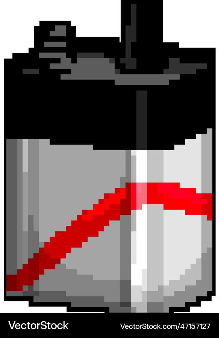 Lithium battery energy game pixel art Royalty Free Vector