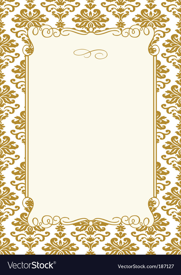 Pattern and frame Royalty Free Vector Image - VectorStock