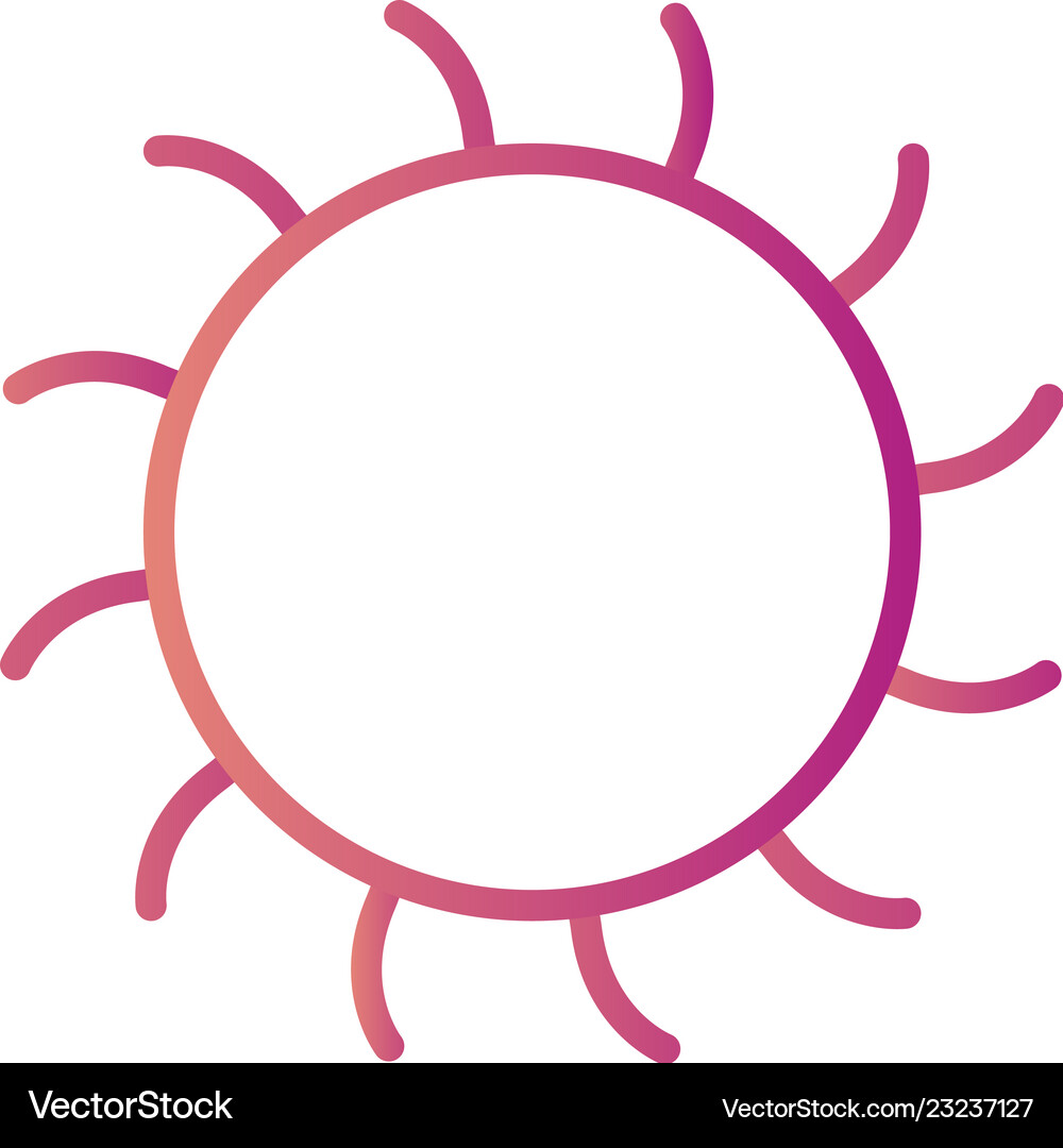Sun icon Royalty Free Vector Image - VectorStock