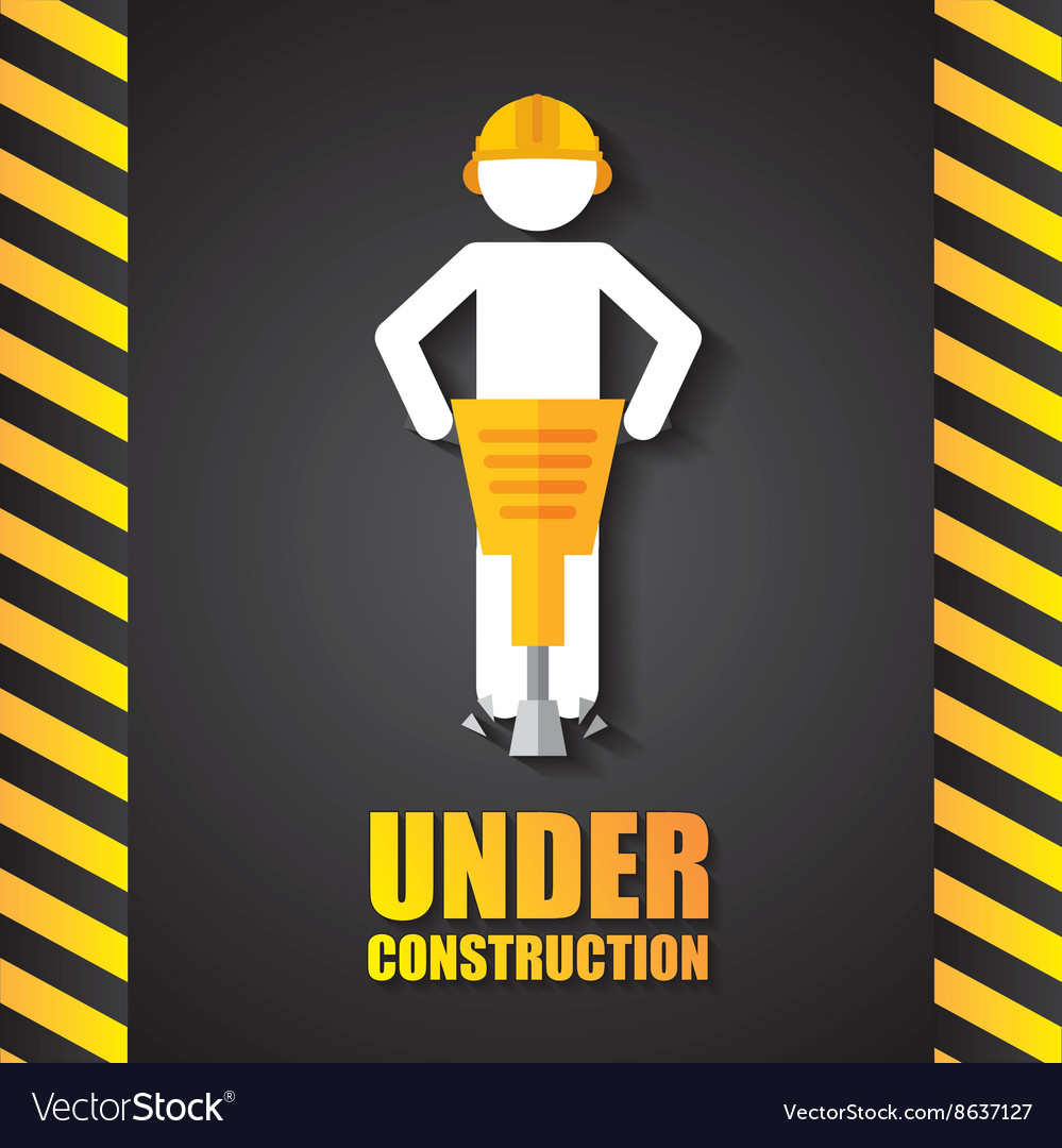 Under construction design Royalty Free Vector Image
