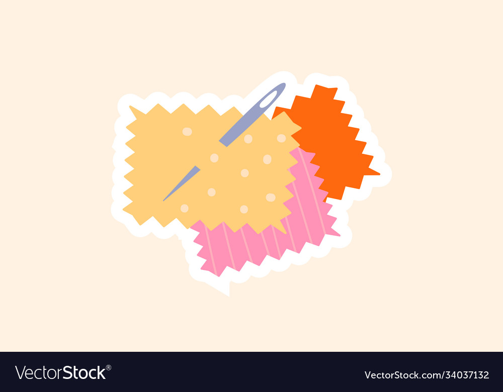 A needle inserted into tissue samples Royalty Free Vector