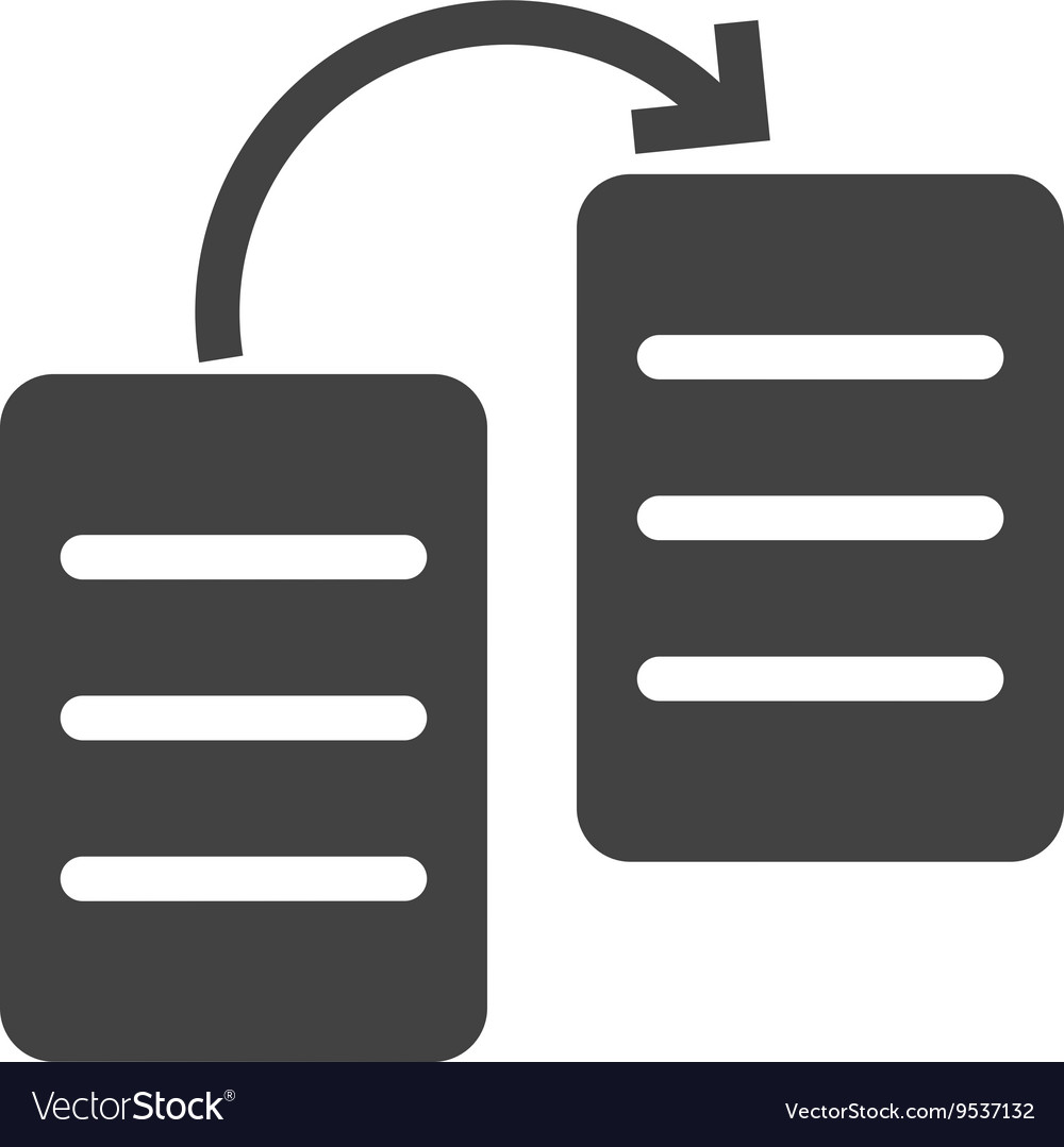 File sharing Royalty Free Vector Image - VectorStock