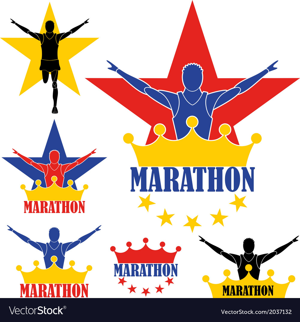 Marathon Royalty Free Vector Image - VectorStock