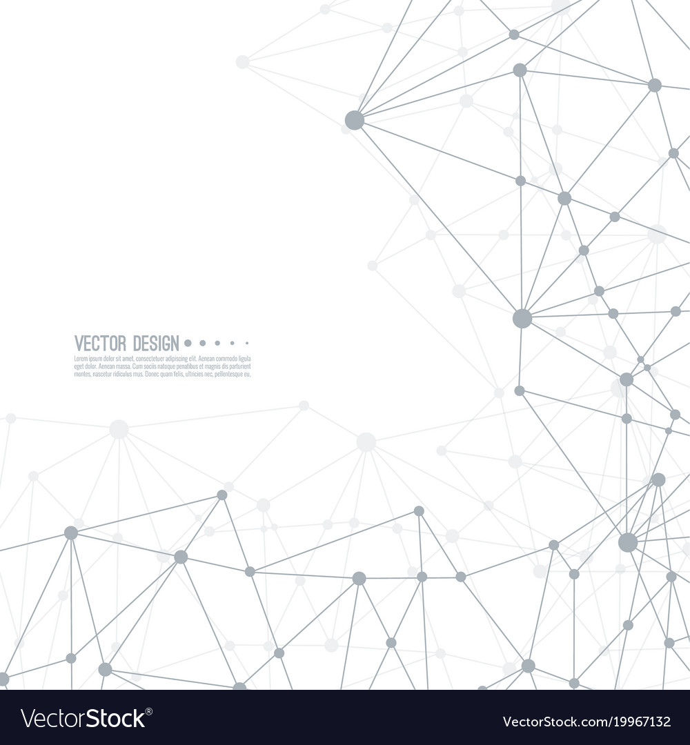 Virtual abstract background Royalty Free Vector Image