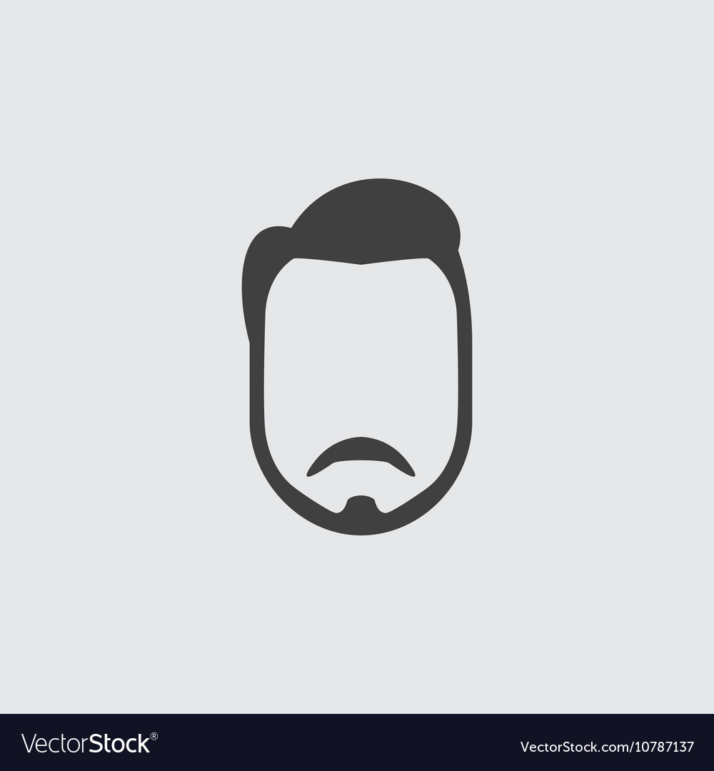 Beard icon Royalty Free Vector Image - VectorStock