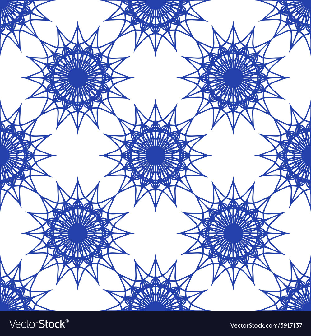 Blue pattern Royalty Free Vector Image - VectorStock
