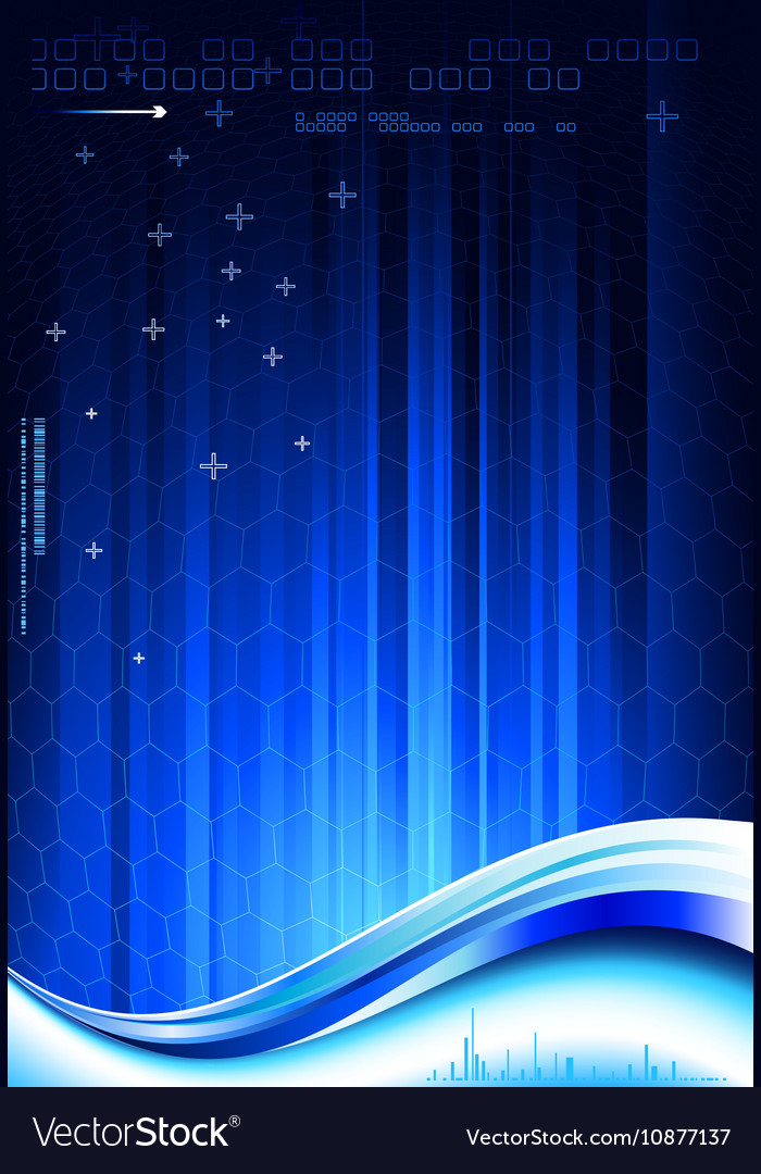 Dark blue composition Royalty Free Vector Image
