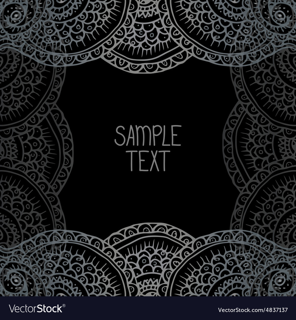 Decorative pattern design Royalty Free Vector Image