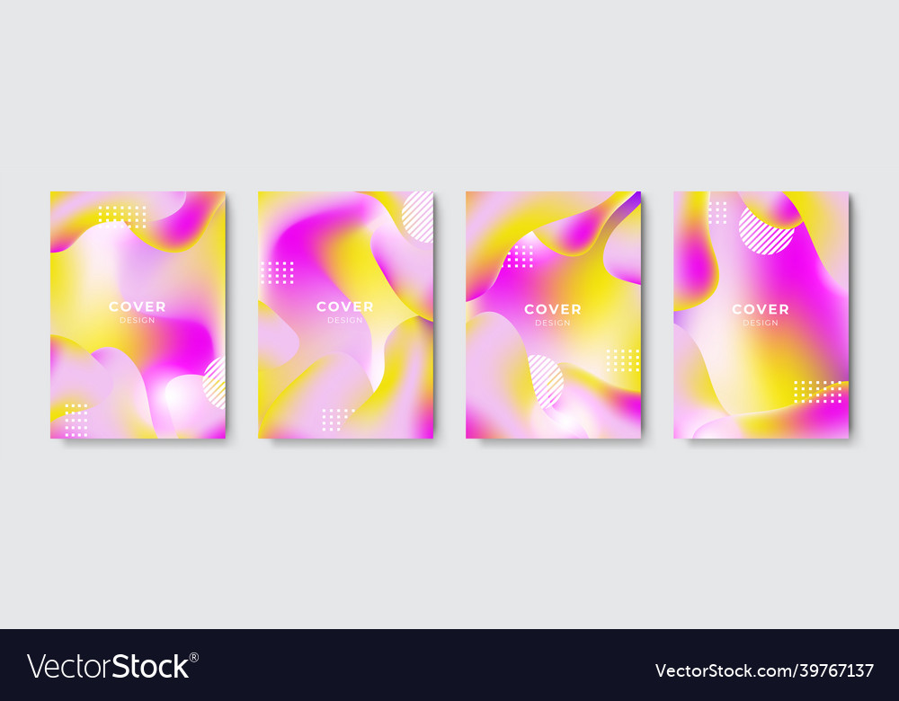 Gradient flowing geometric pattern background Vector Image Gradient flowing geometric pattern background Vector Image