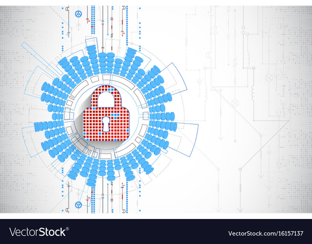 Pixel protection concept Royalty Free Vector Image