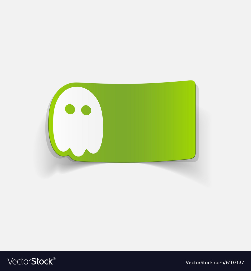 Realistic design element ghost Royalty Free Vector Image
