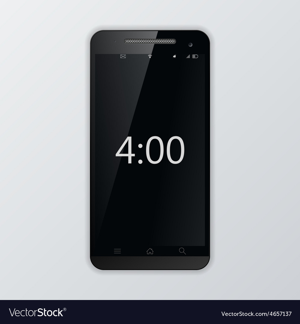 Smartphone realistic Royalty Free Vector Image