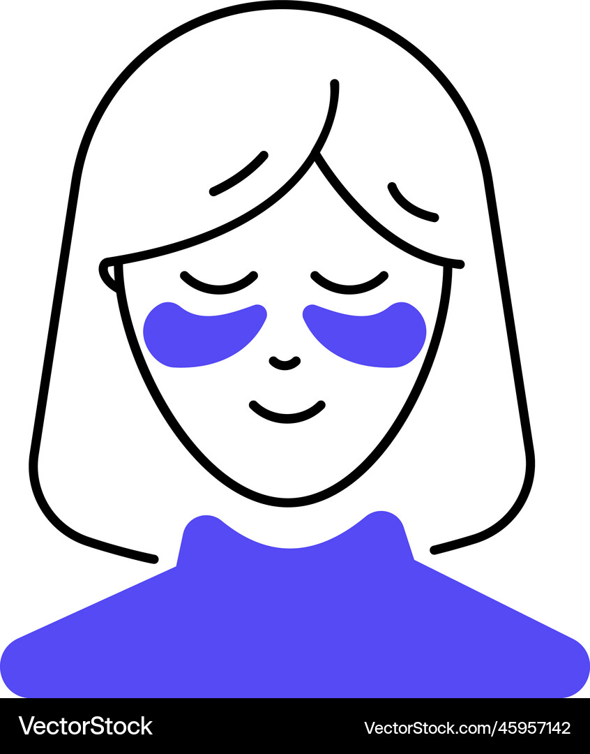 Eye patches Royalty Free Vector Image - VectorStock