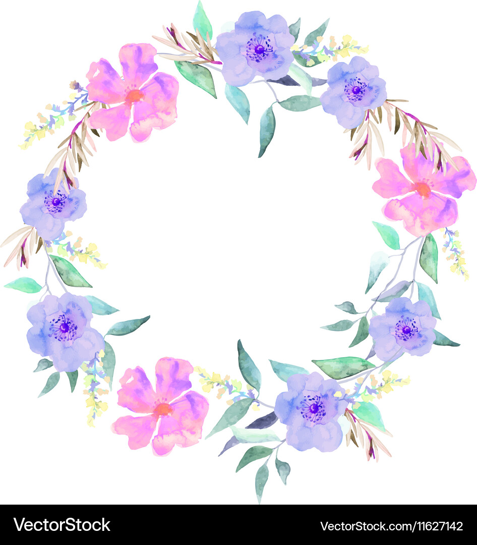 Flowers set elegant floral collection Royalty Free Vector