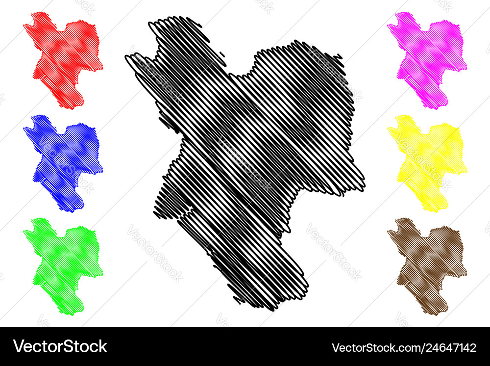 Neath port talbot map Royalty Free Vector Image