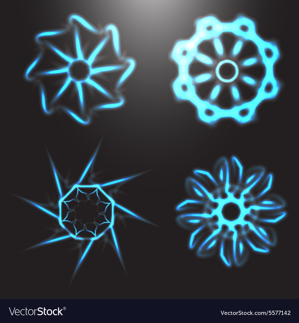 Wind elements with adaptation to background Vector Image