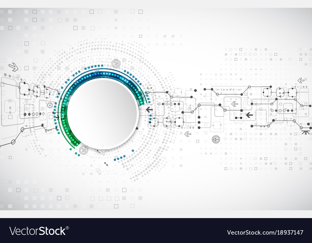 Abstract technological background Royalty Free Vector Image
