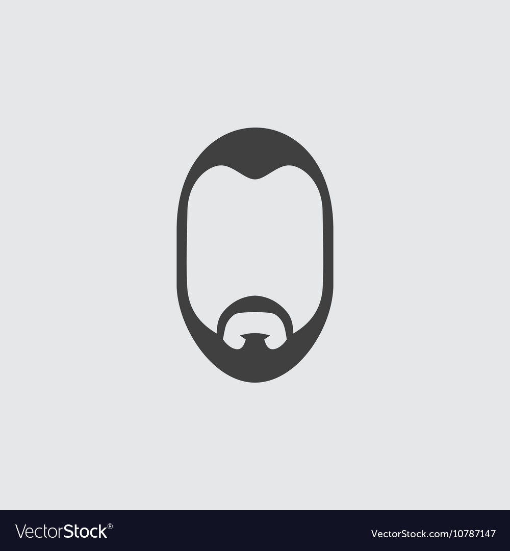 Beard icon Royalty Free Vector Image - VectorStock