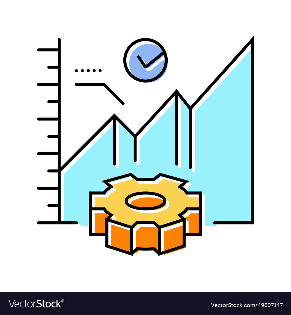 Efficiency improvement manufacturing engineer Vector Image